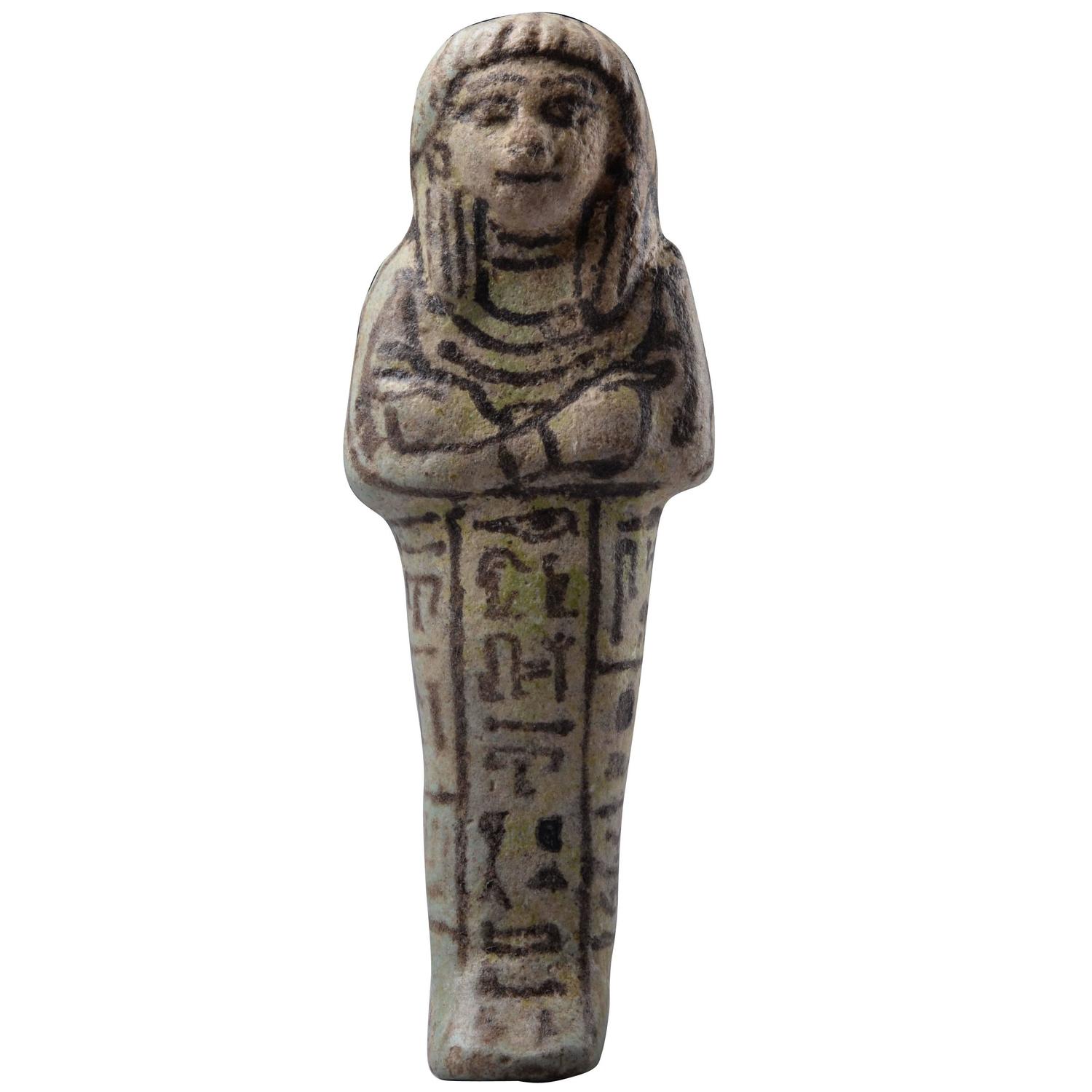Ancient Egyptian Shabti for May, Scribe of Ptah at 1stdibs