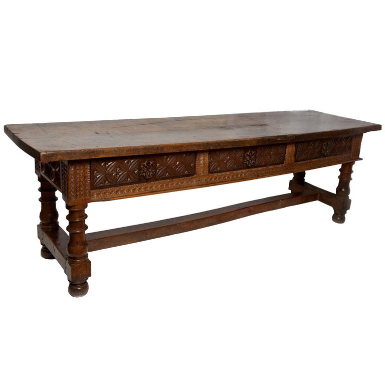 18th Century Spanish Library Table at 1stDibs