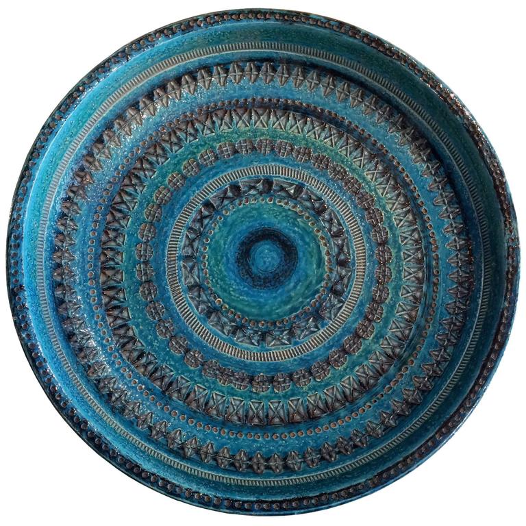 Large "Rimini Blue" Plate at 1stDibs