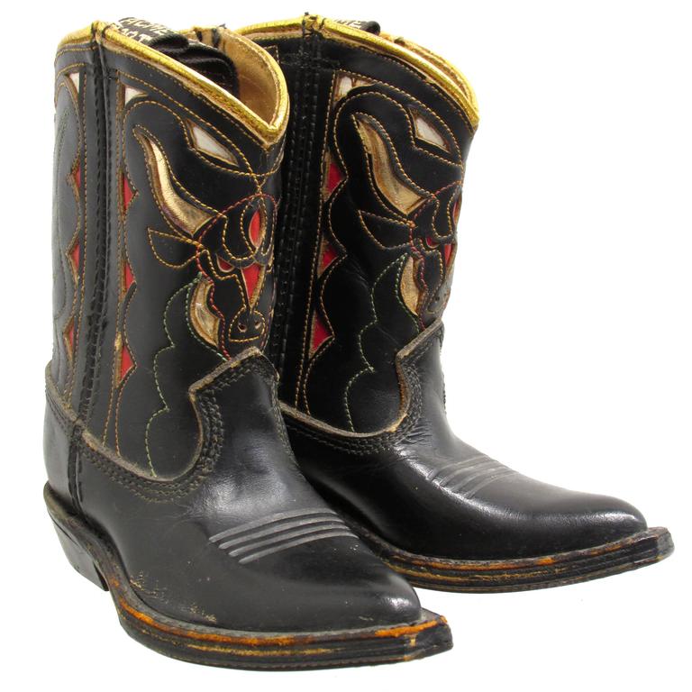 Salesman Sample Miniature Cowboy Boots at 1stDibs