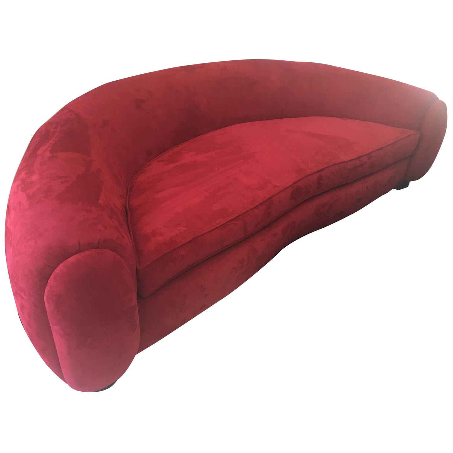 Polar Sofa in the style of Jean Royère For Sale at 1stdibs