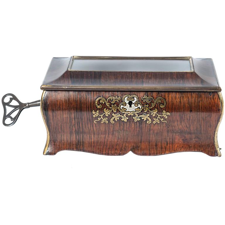 Functional Mid-19th Century Music Box For Sale at 1stDibs