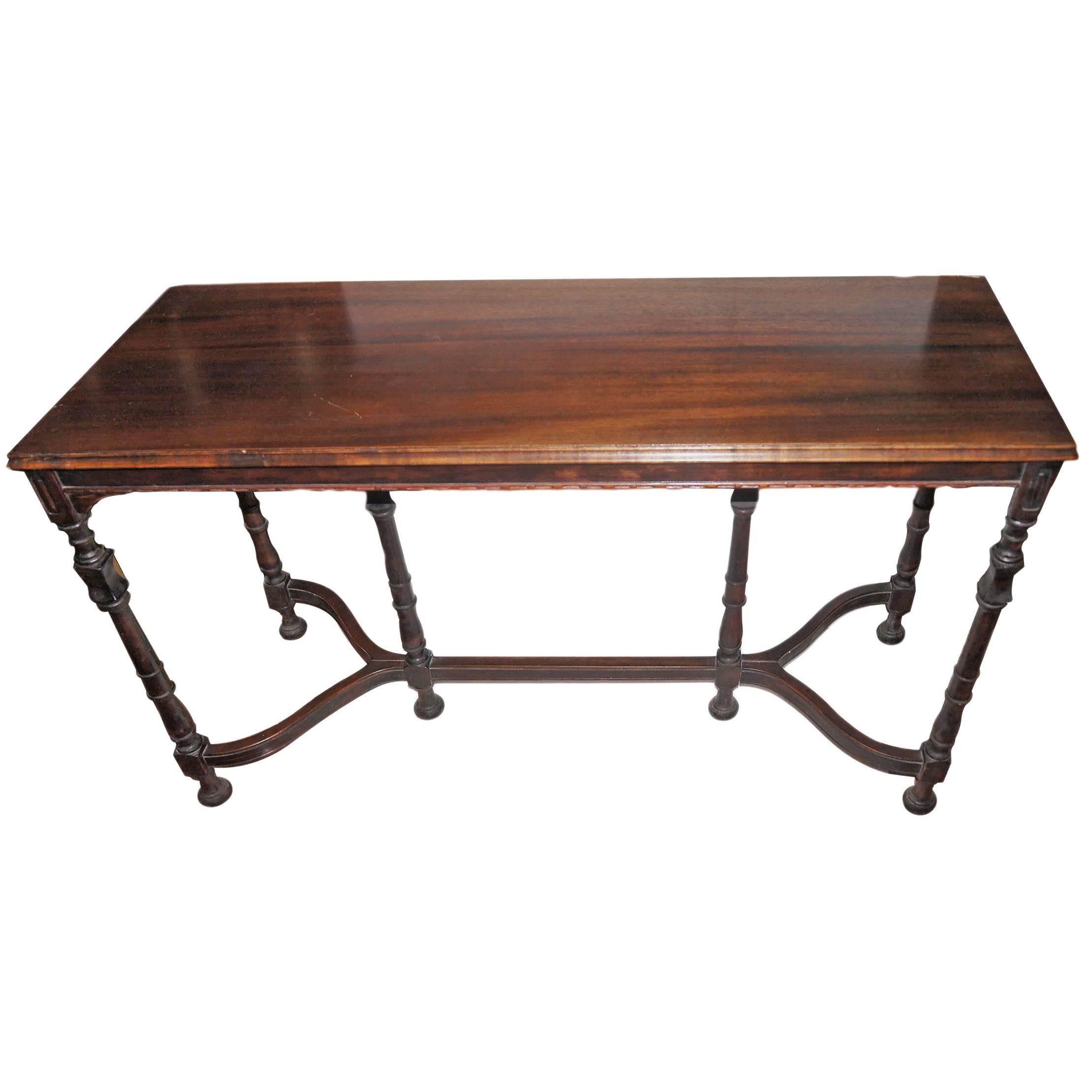 Antique Wooden Mexican Console Table at 1stdibs