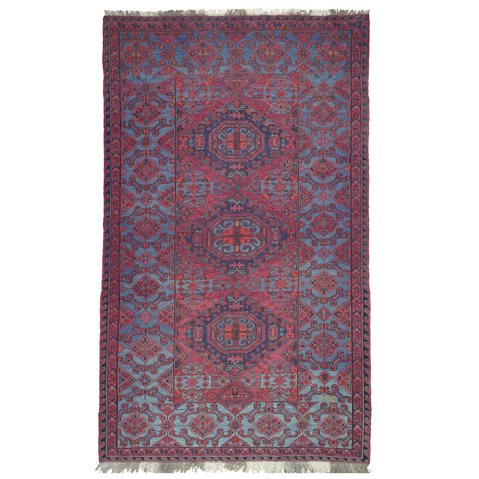 Caucasian Sumak Carpet at 1stDibs