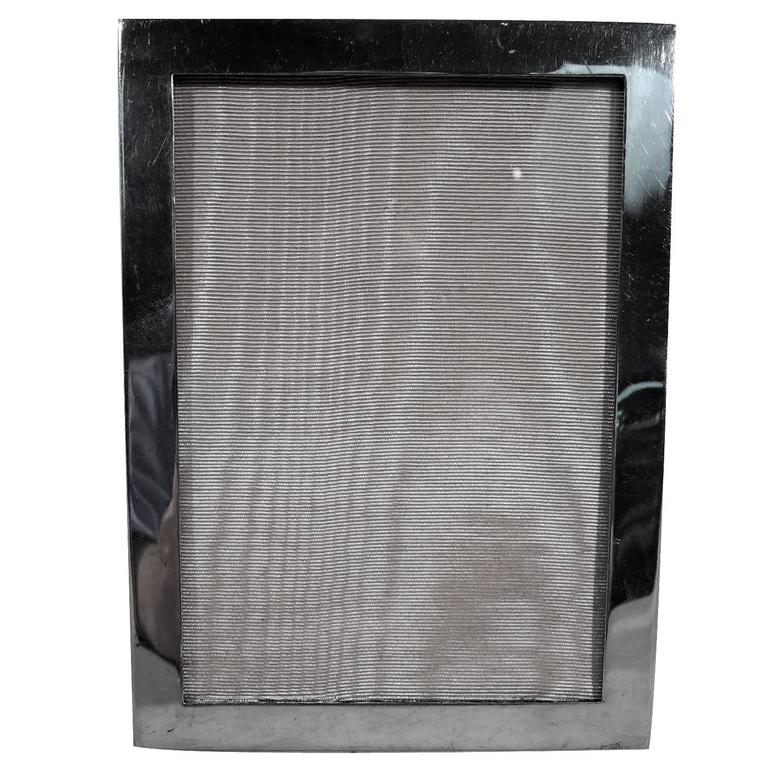 Antique American Sterling Silver Desk Frame at 1stDibs