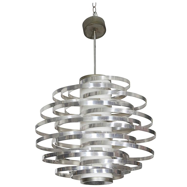 Max Sauze Cyclone Pendant Chandelier for Sciolari at 1stdibs