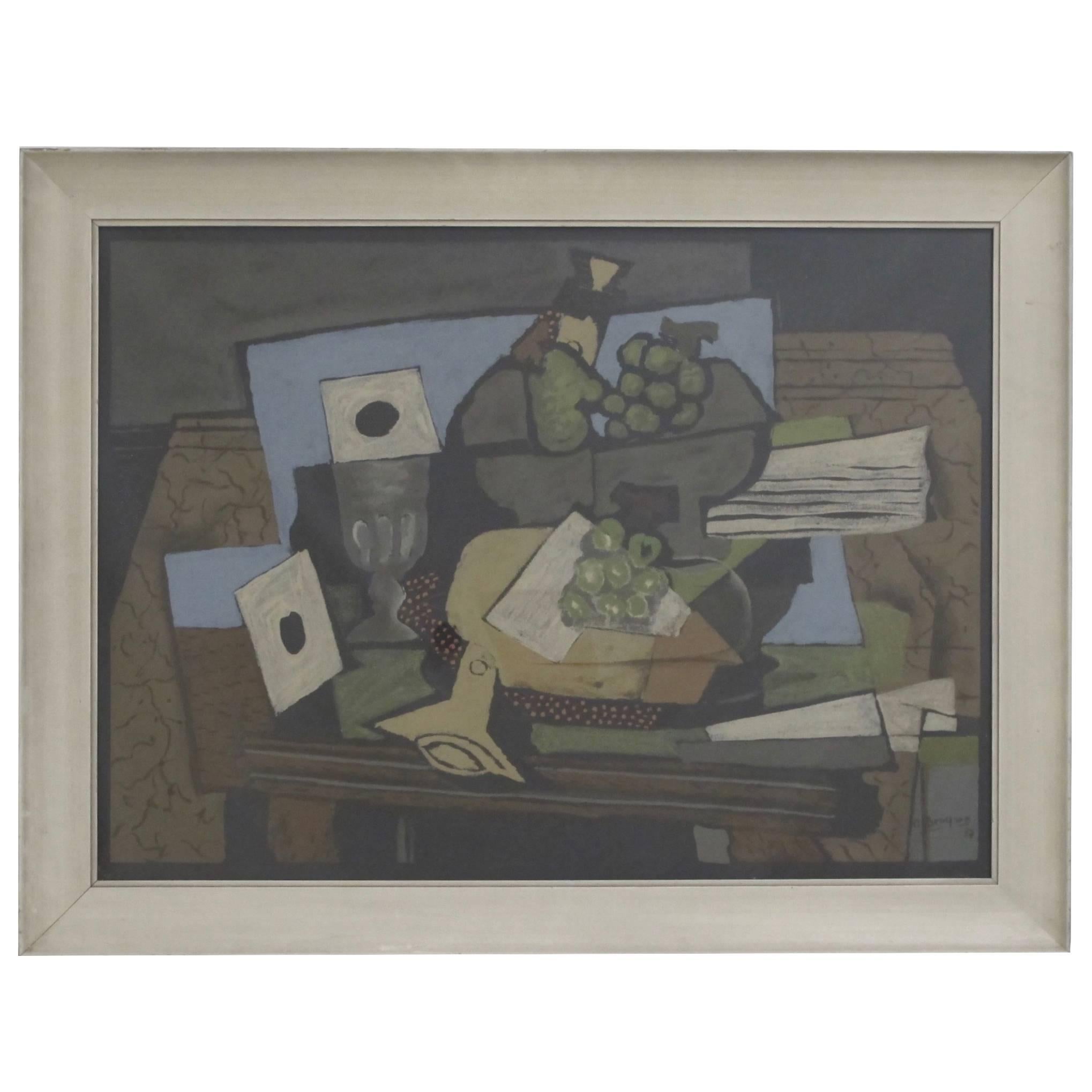 Cubist Still Life Serigraph by Georges Braque For Sale at 1stDibs ...