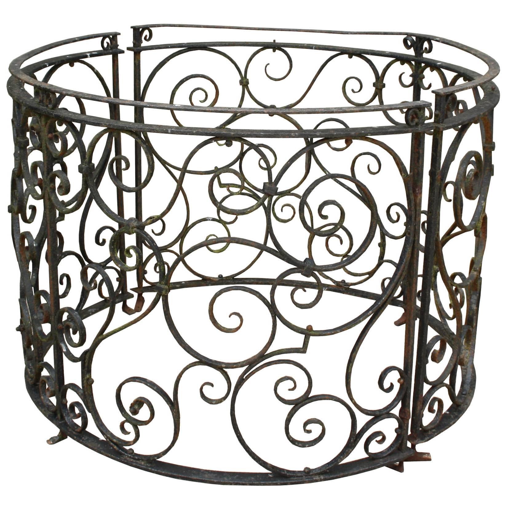19th Century Wrought Iron Well Head at 1stDibs