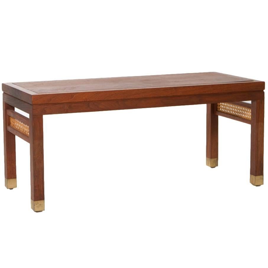 Mid-Century Modern Teak Bench at 1stDibs