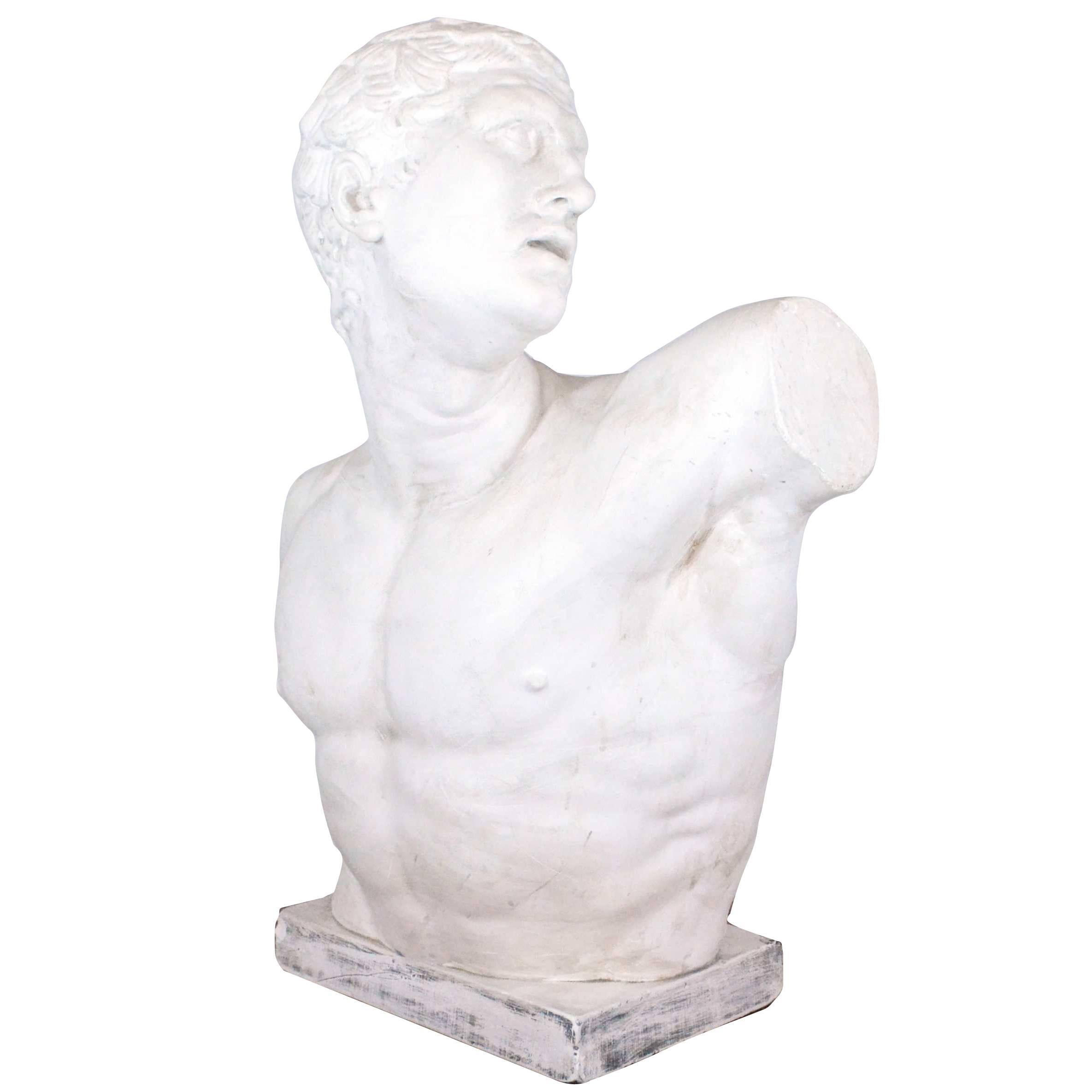 Gladiator Borghese Plaster Bust, Mid-20th Century at 1stDibs ...