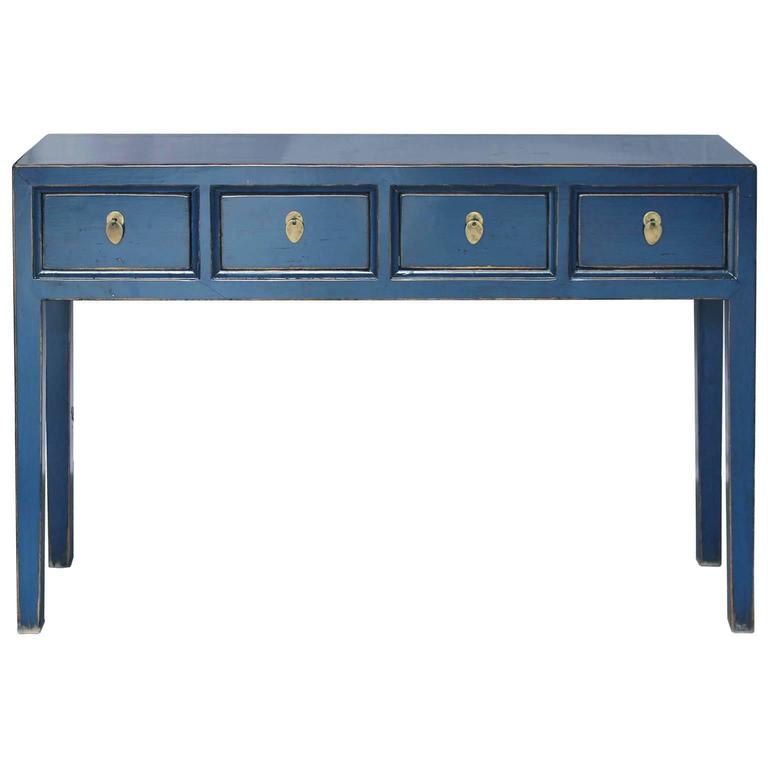 Blue Console Table at 1stDibs