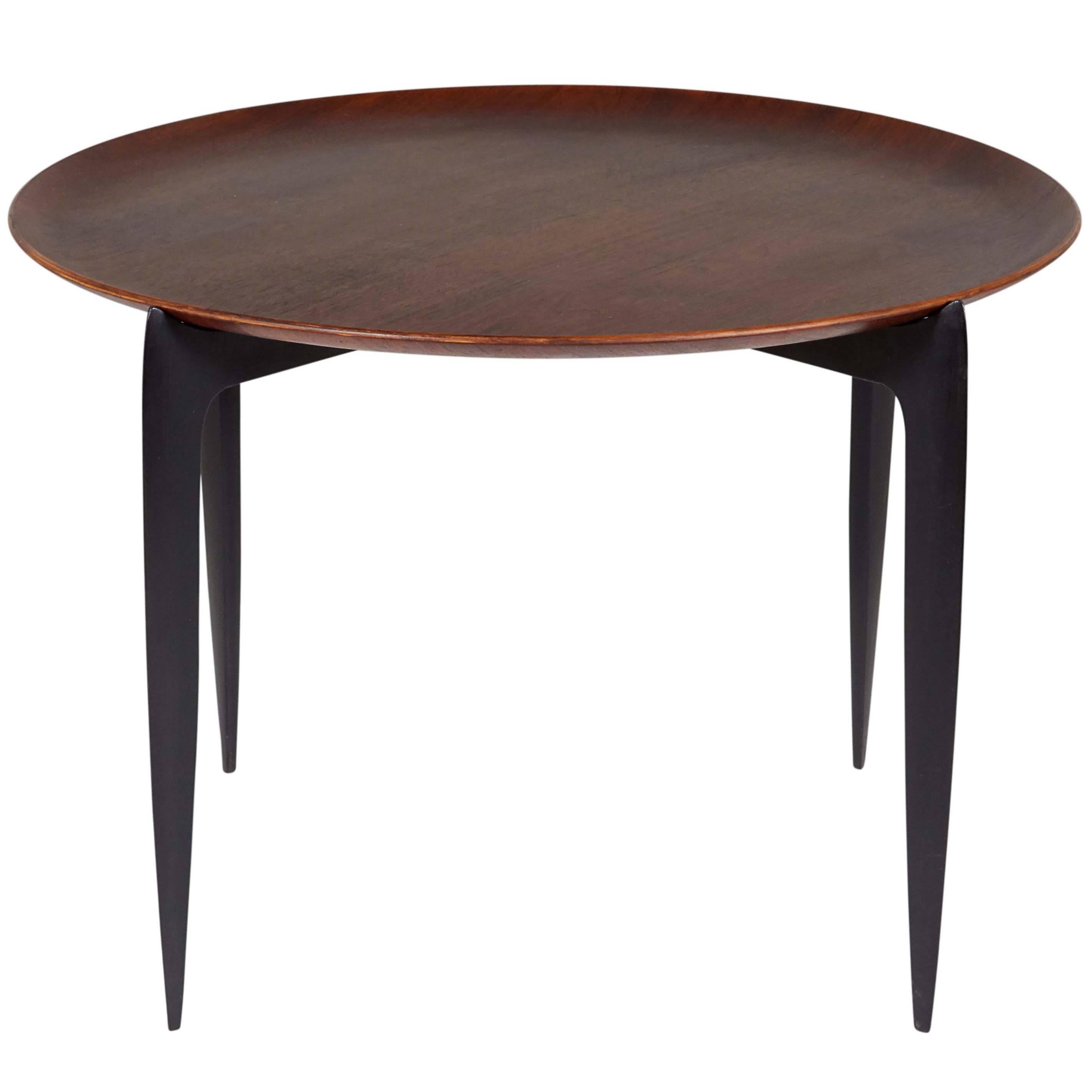 Fritz Hansen Folding Tray Table by Willumsen and Engholm at 1stDibs