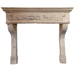 Italianate Mantel Carved in Limestone For Sale at 1stdibs