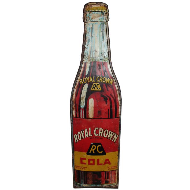 Monumental 1930s RC Cola Sign at 1stDibs | rc cola signs, vintage rc ...