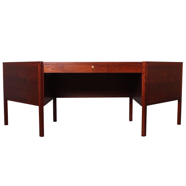 Hexagonal Desk by Edward Wormley for Dunbar at 1stDibs