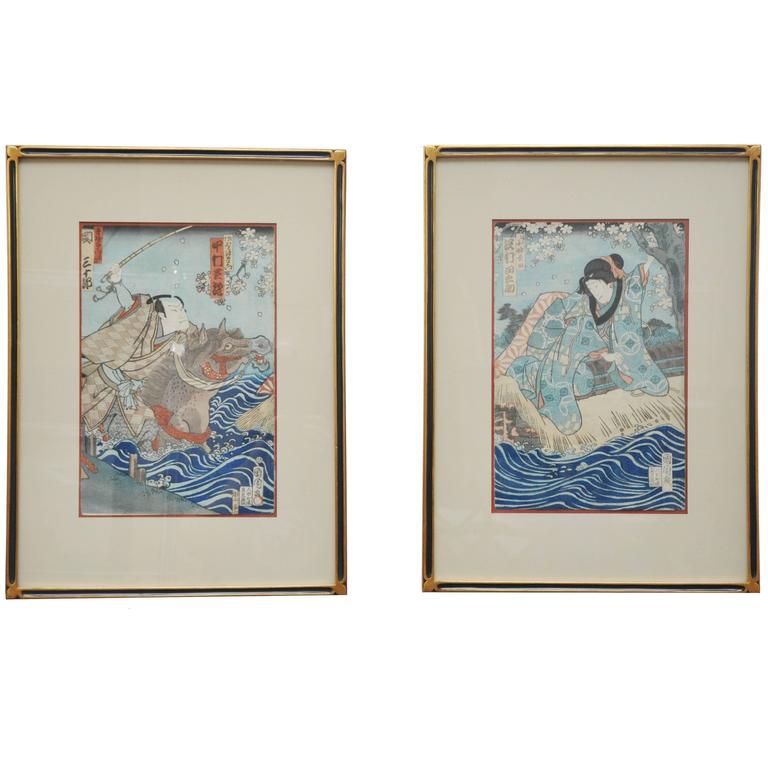 Japanese Kabuki Block Prints at 1stDibs