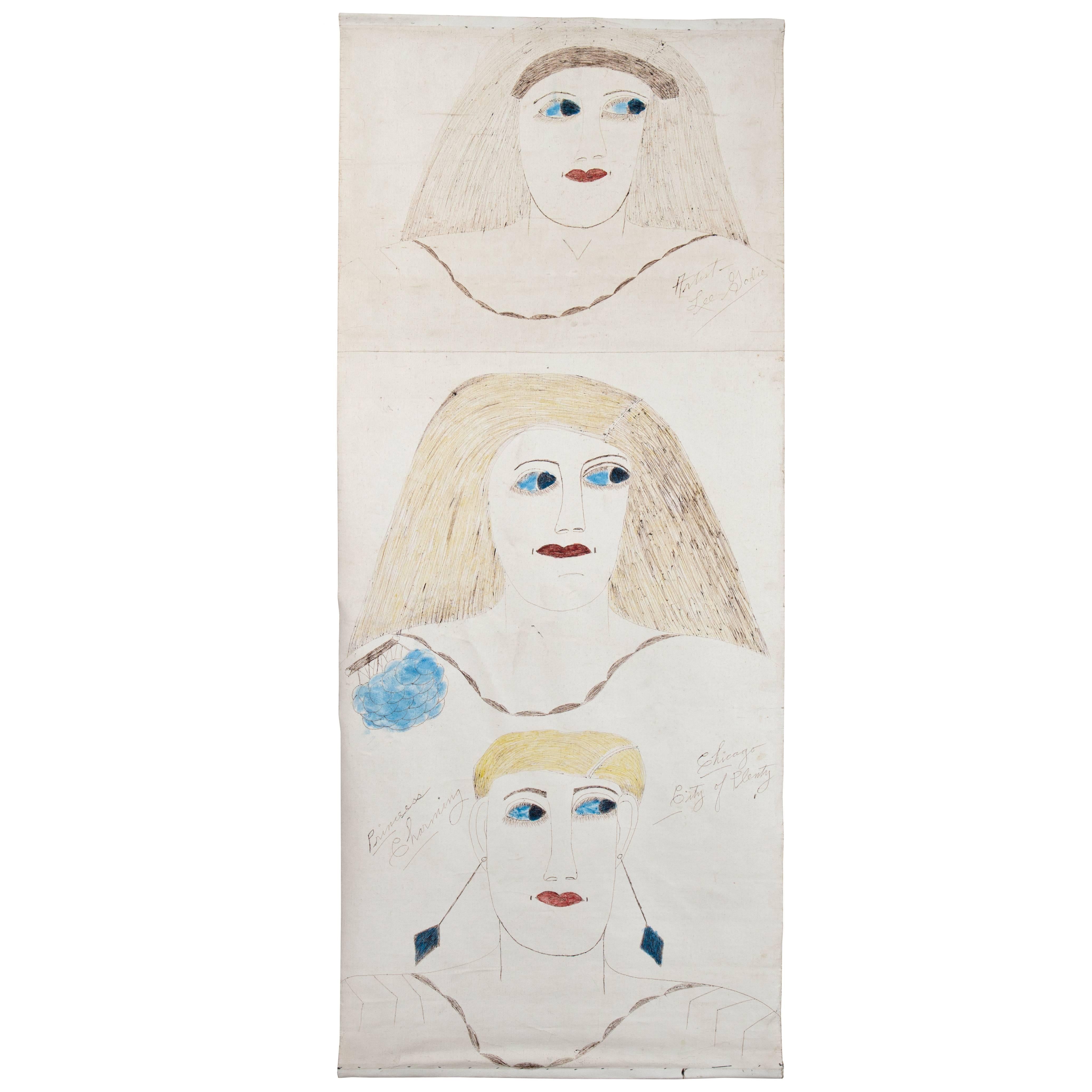 Lee Godie Painting at 1stDibs