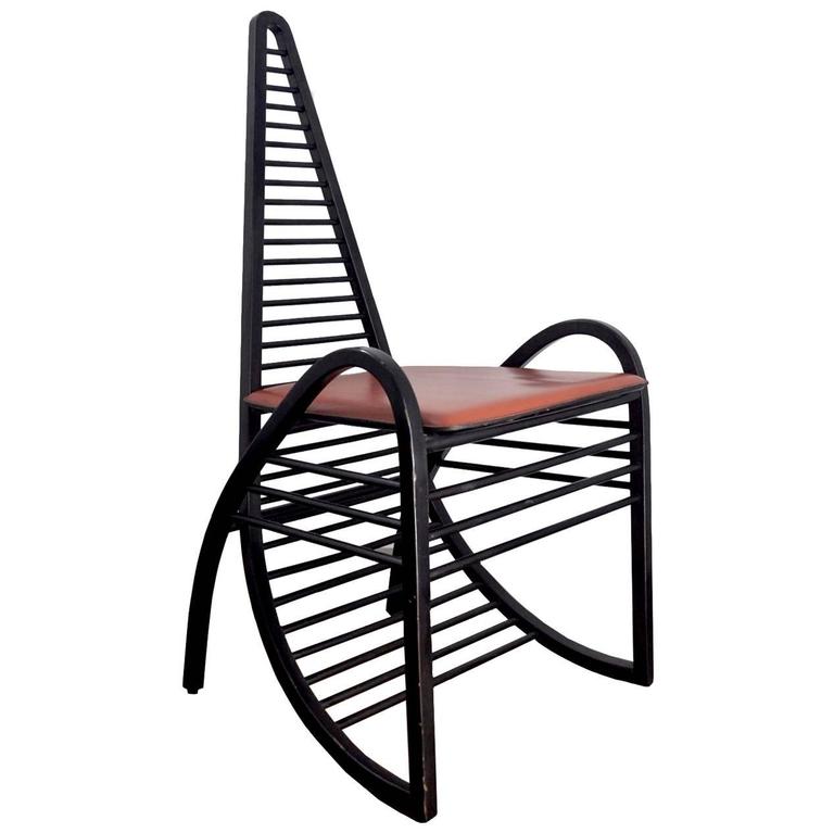 Italian Postmodern Chair at 1stDibs