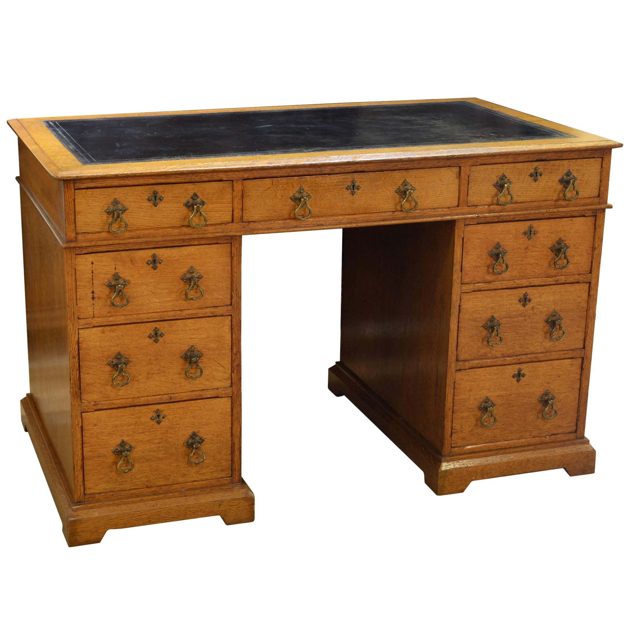 Vintage Rustic Gothic Desk at 1stdibs