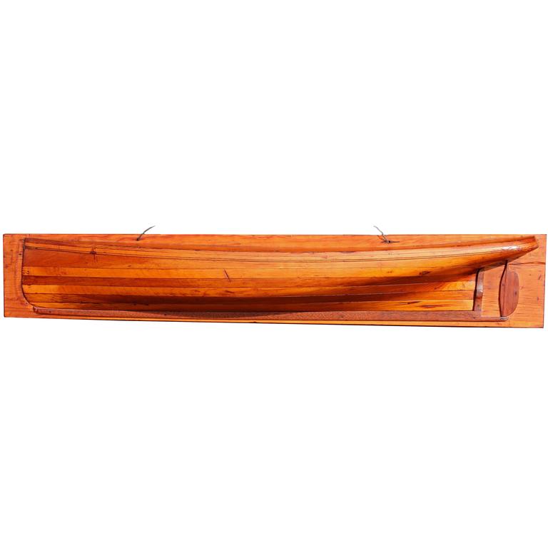 Antique Half Ships Hull Model, American, 19th Century at 1stDibs
