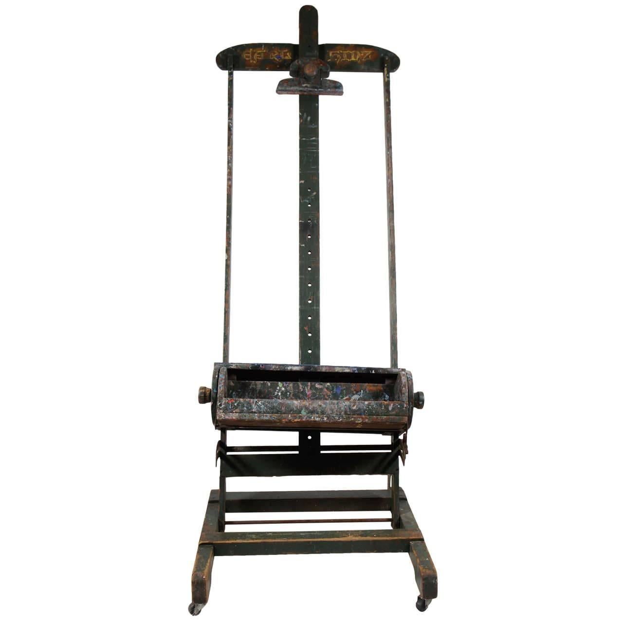 Artist Studio Bench Easel at 1stdibs