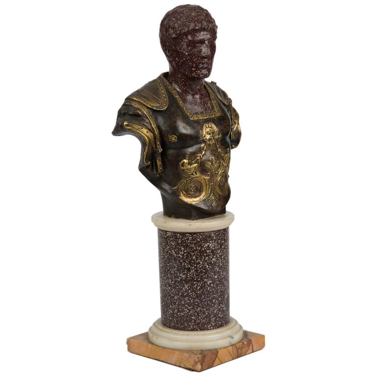 Carved Porphyry Bust of a Roman Emperor at 1stDibs | roman emperor ...