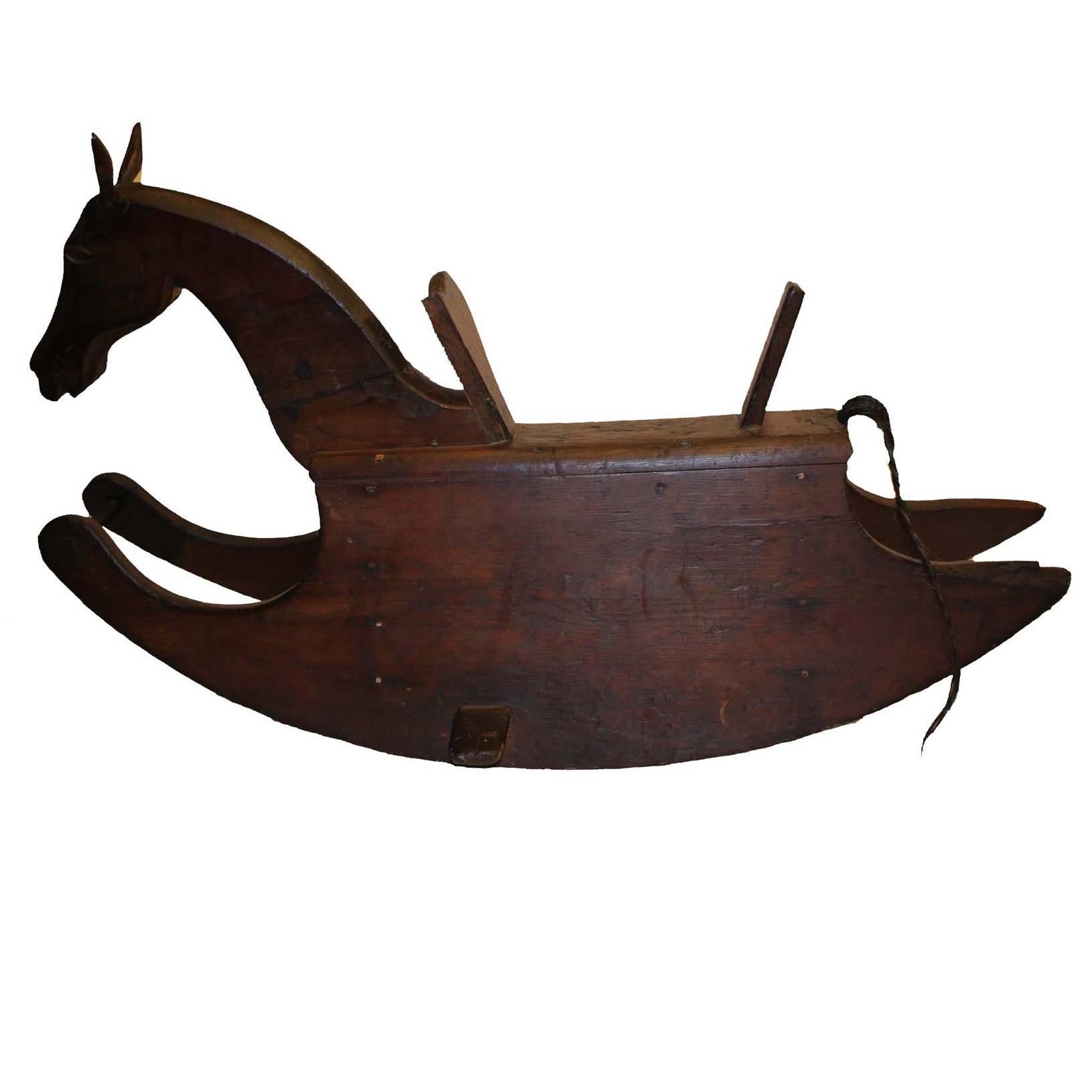 Antique Rocking Horse at 1stDibs
