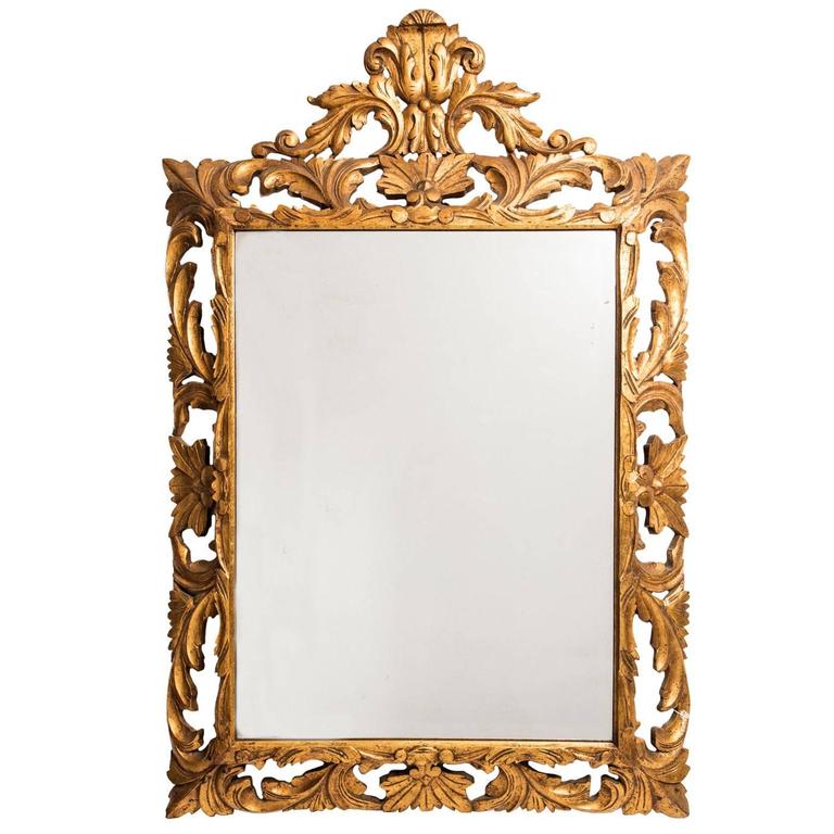 Gilt Italian Mirror For Sale at 1stDibs