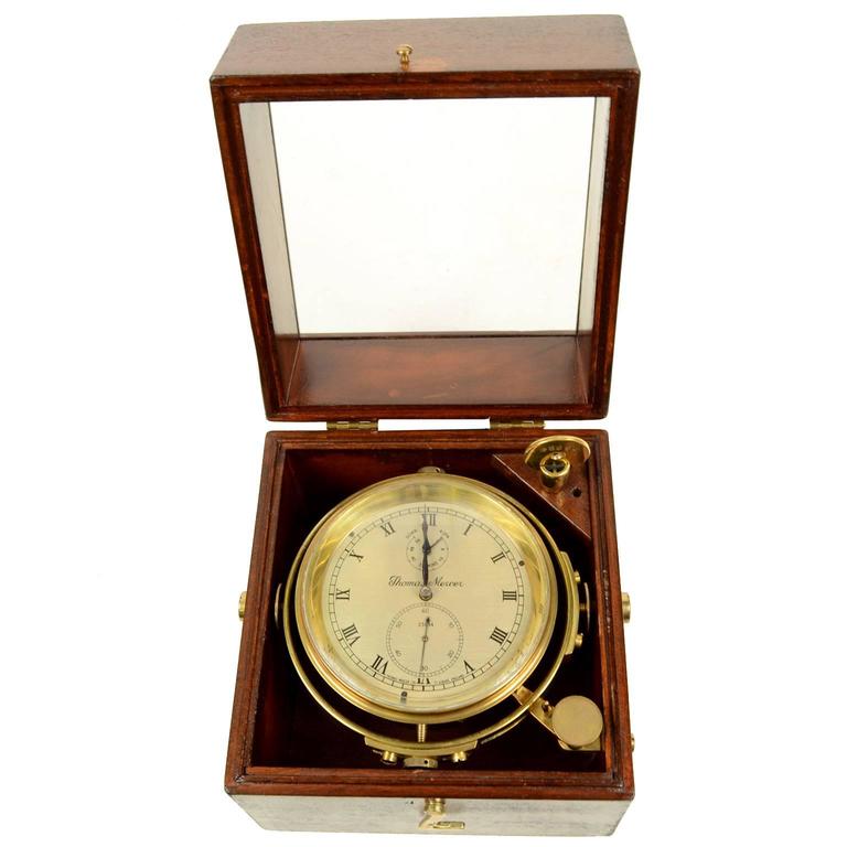 Marine Chronometer Signed Thomas Mercer Ltd. For Sale at 1stdibs