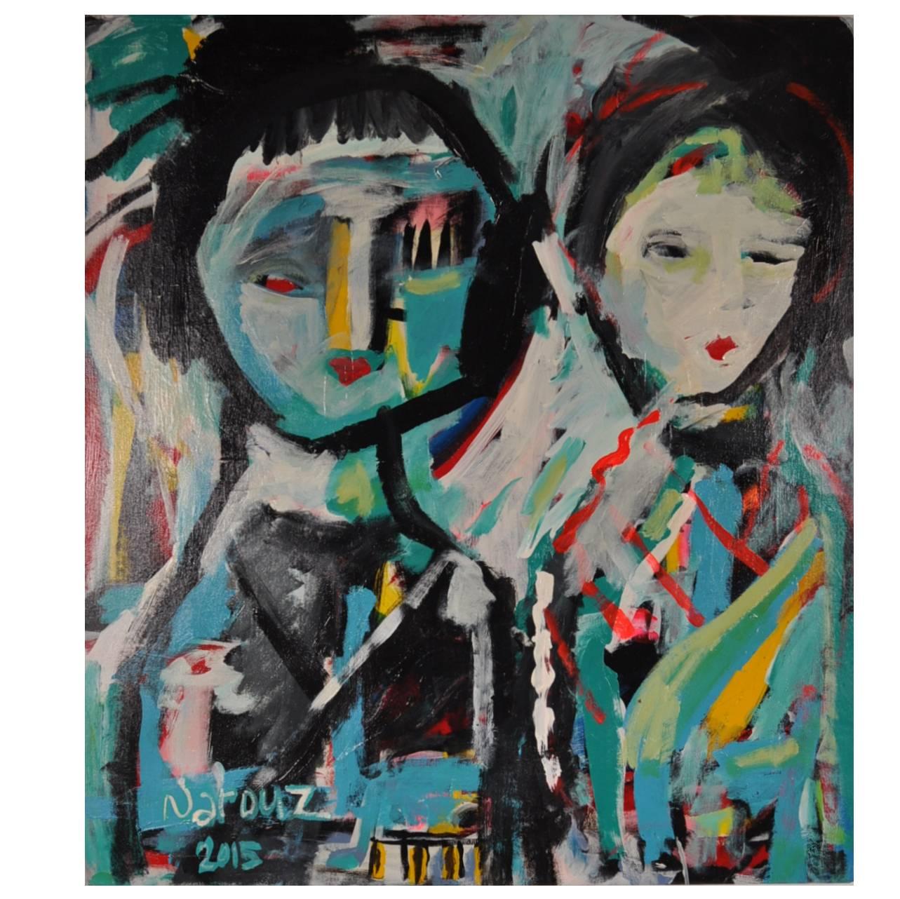 Painting by Narouz Moltzer, Netherlands, 2015 at 1stDibs