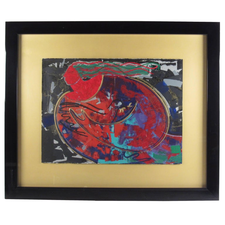 Large Contemporary Modern Framed Wall Art For Sale at 1stDibs | modern ...