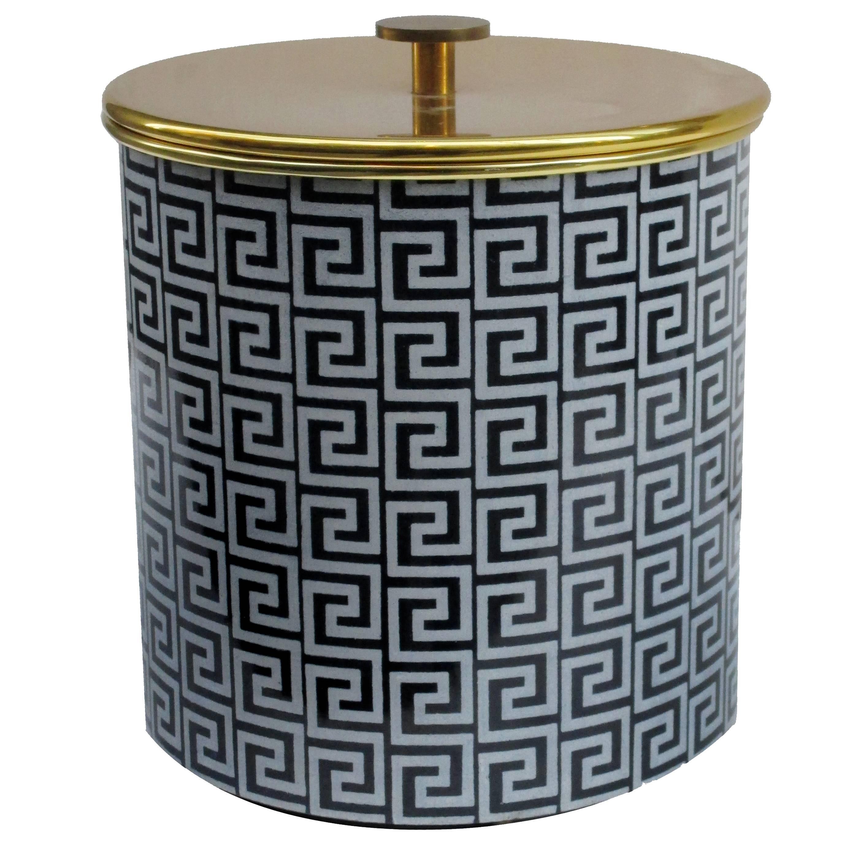 Piero Fornasetti "Greca" Covered Ice Bucket at 1stDibs