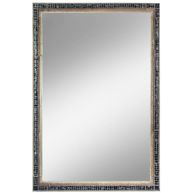 Edward Zajac, Rare and Large Resin and Glass Mirror at 1stDibs