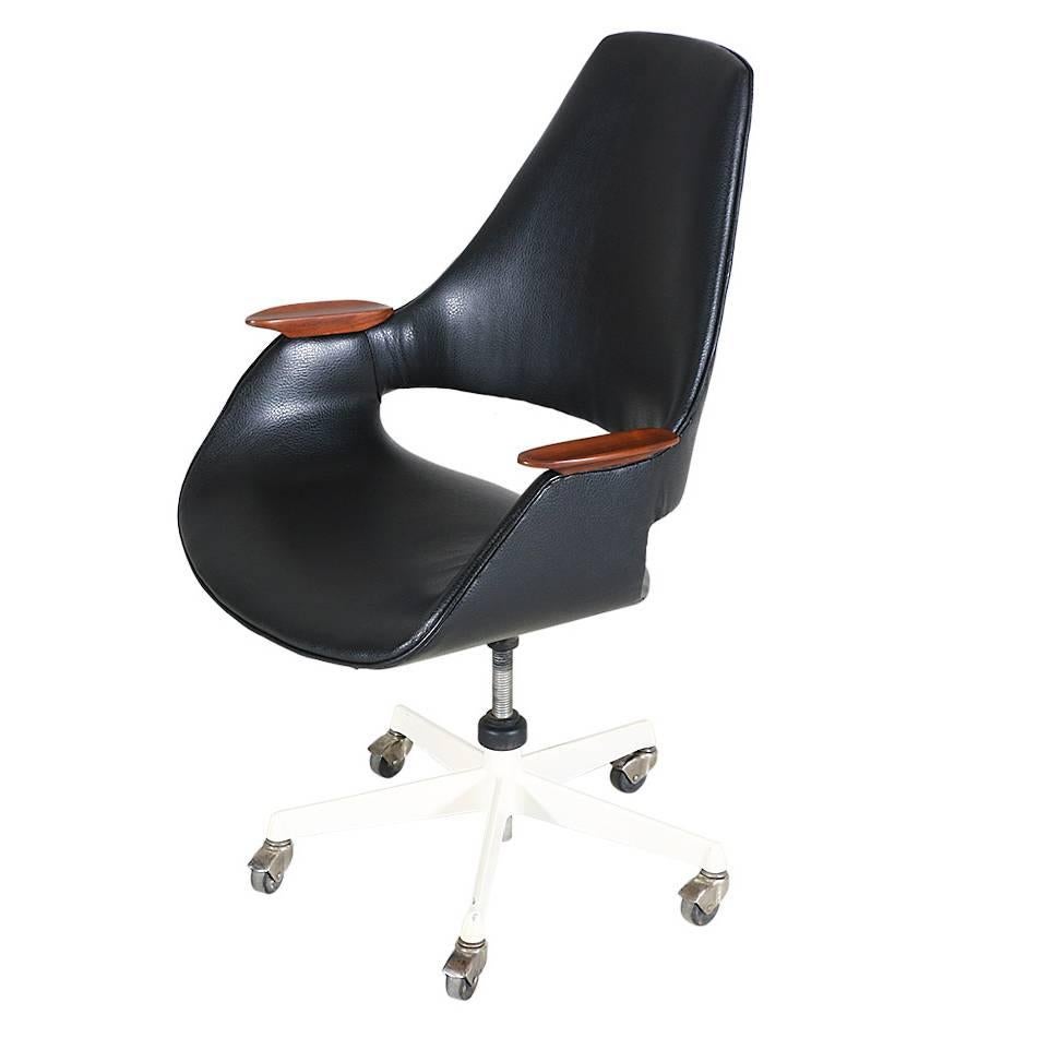 Arthur Umanoff Swivel Office Chair at 1stDibs