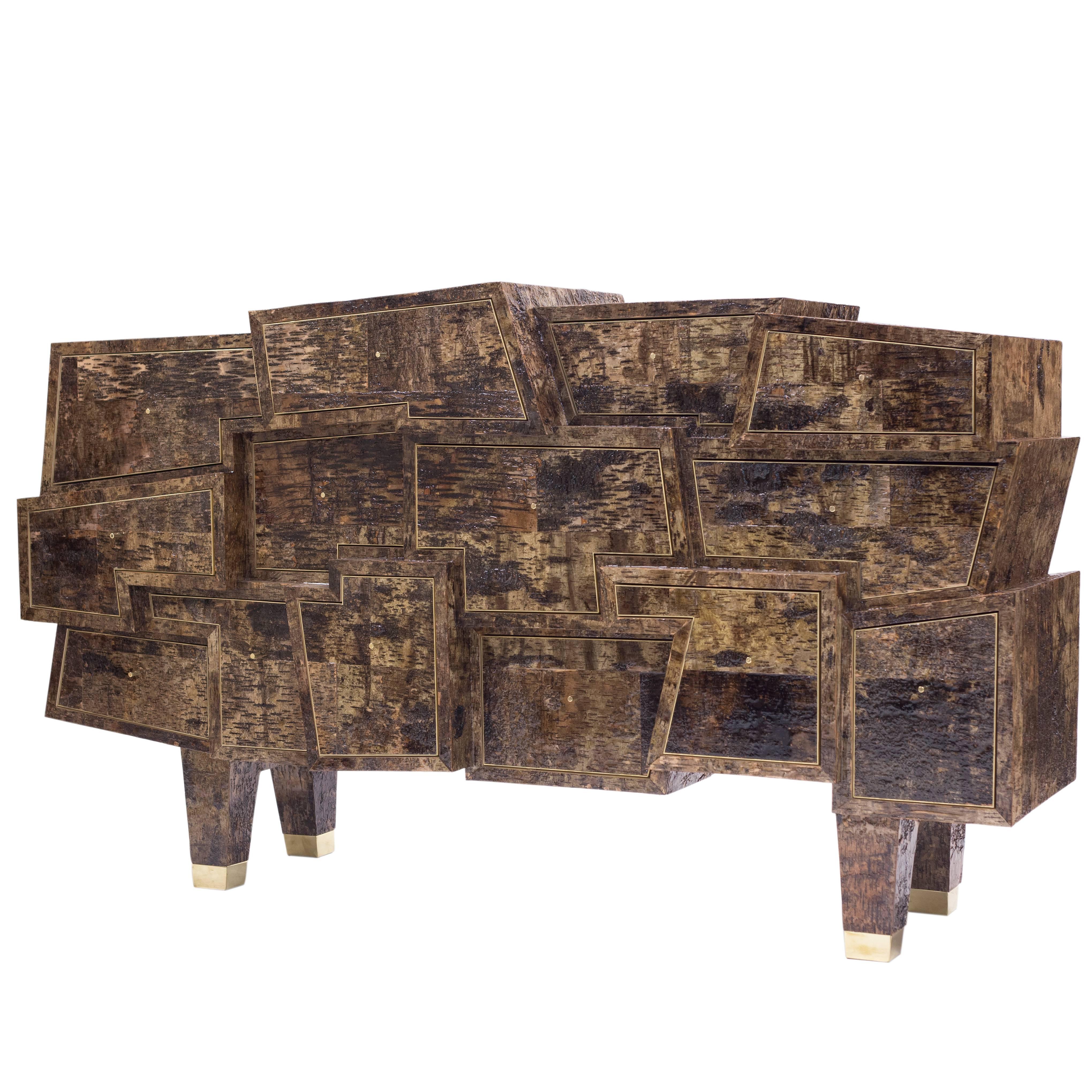 Original Birchwood Chest of Drawers by Werner Neumann For Sale at ...