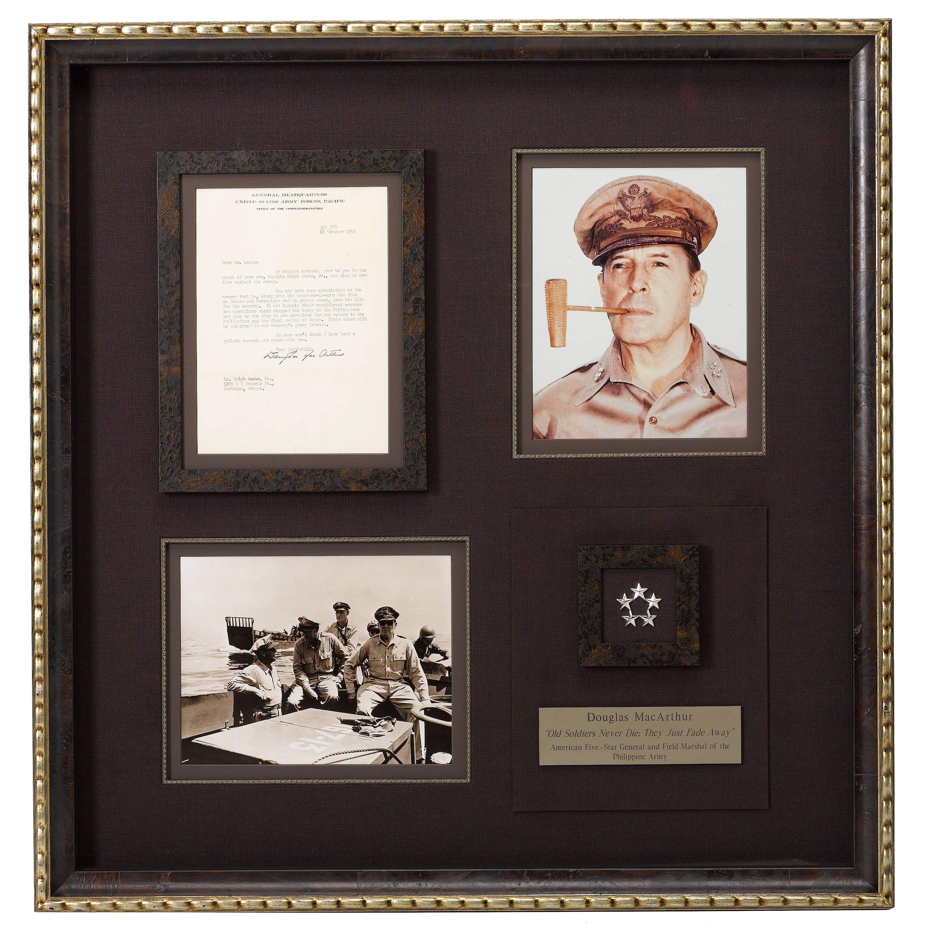 General Douglas Macarthur Memorabilia - 2 For Sale on 1stDibs