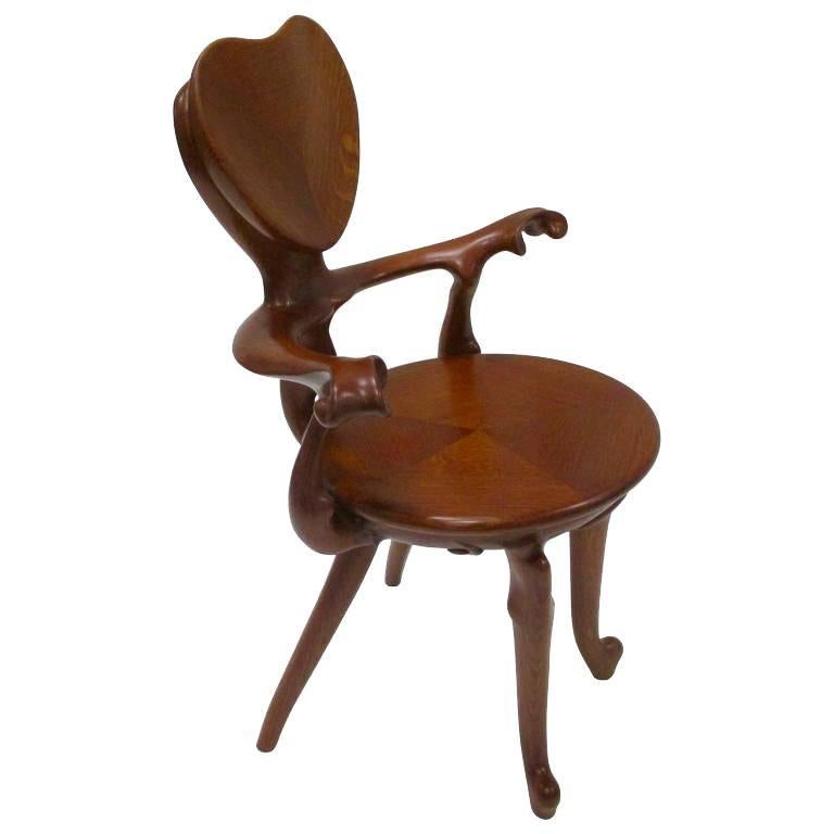 Calvet Armchair by Antoni Gaudi For Sale at 1stDibs