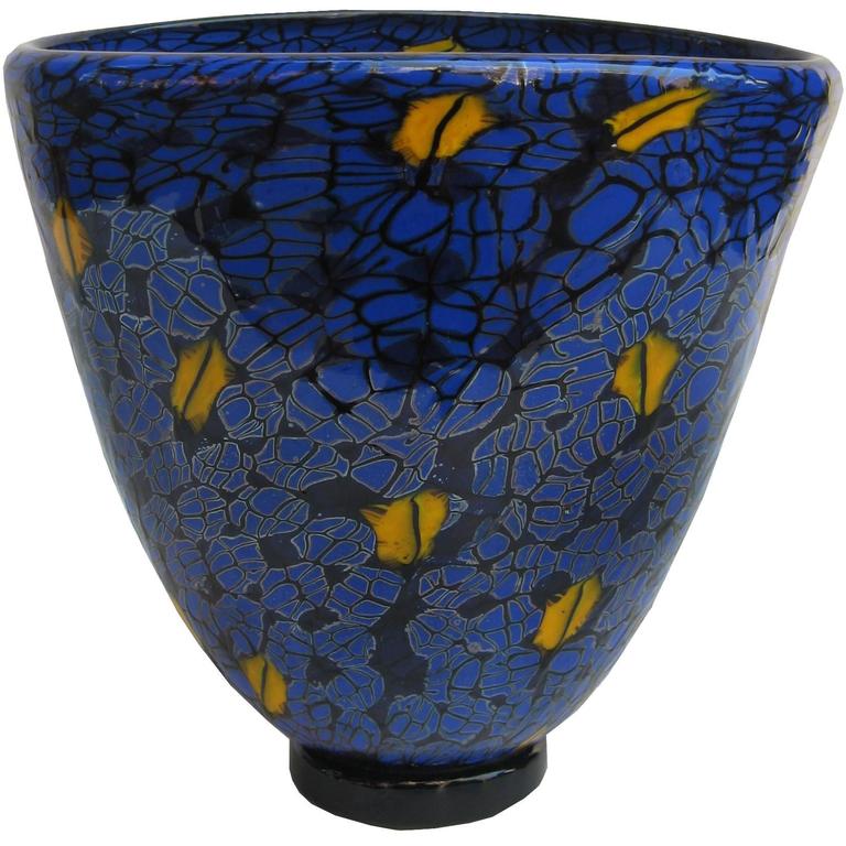 Vittorio Ferro 'Murrina' Glass Vase at 1stDibs