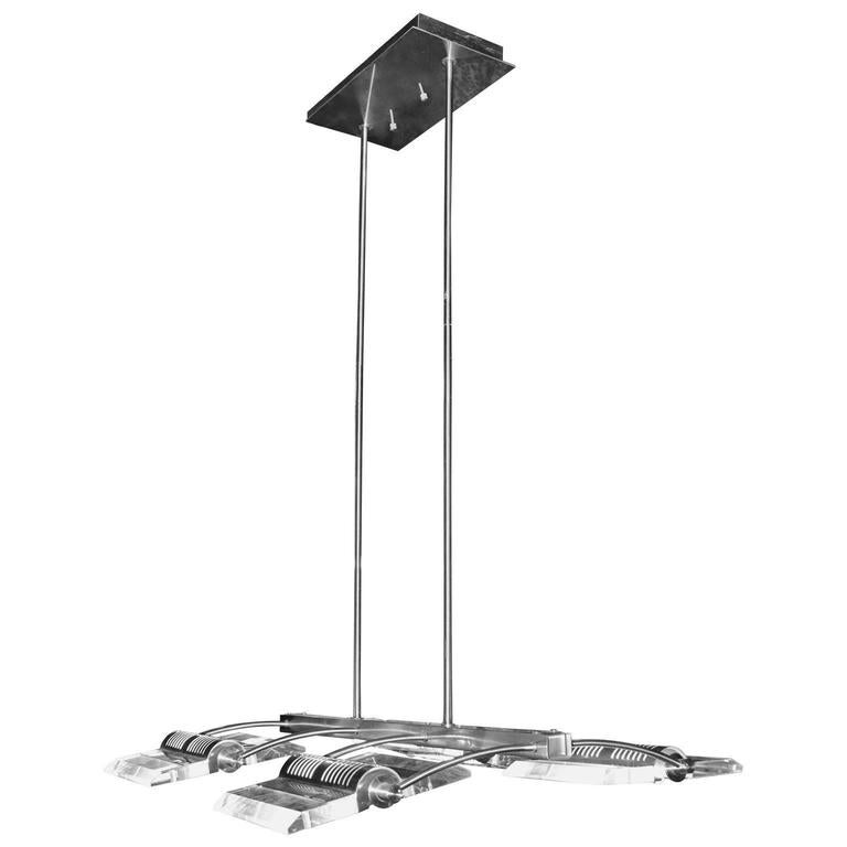 20th Century Ceiling Mounted Four-Glass Swivel Lights at 1stDibs