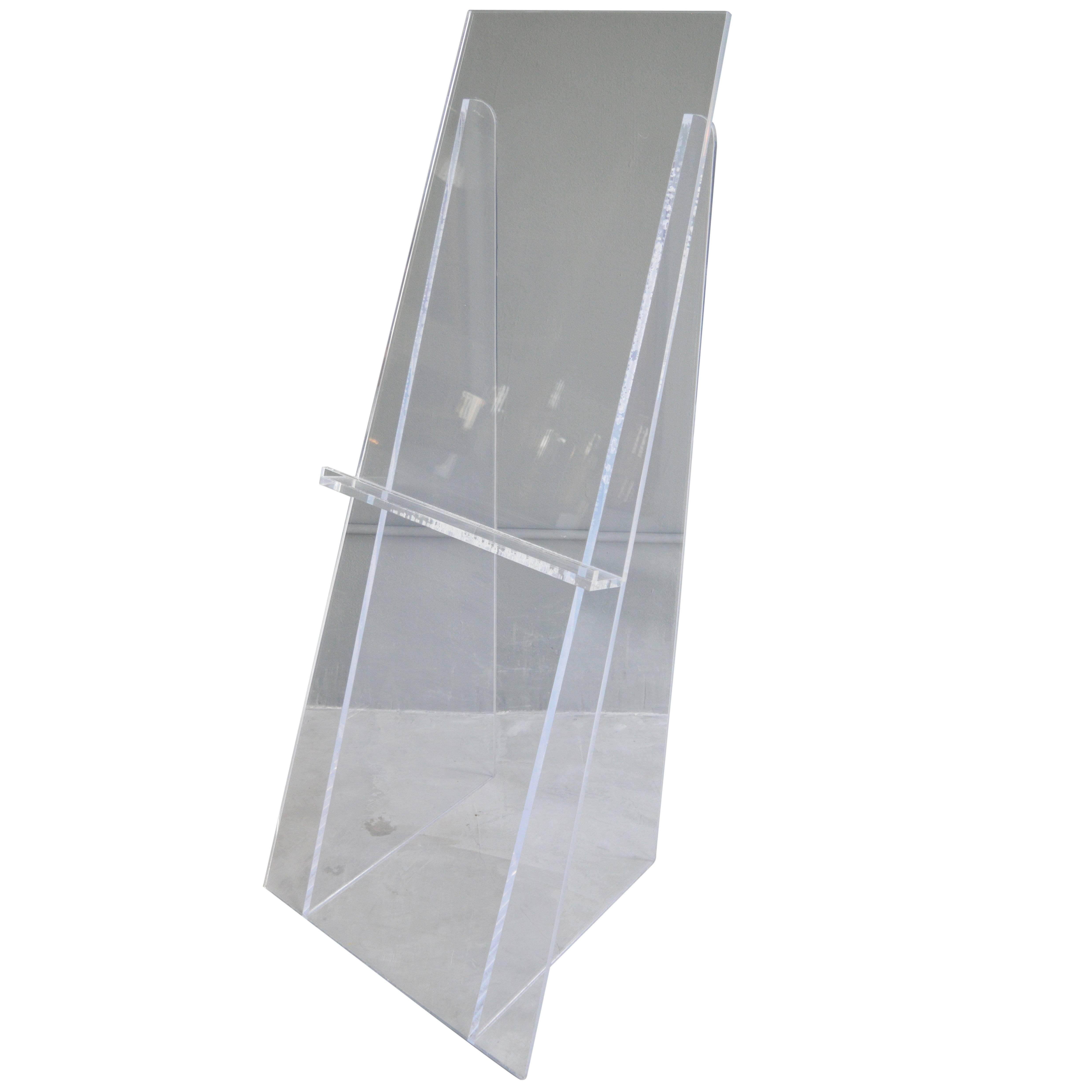 Modern Chrome-Plated Easel at 1stDibs