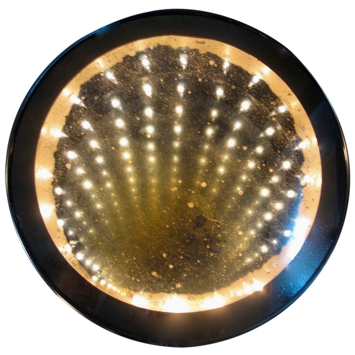 Antique Glass Infinity Mirror For Sale at 1stDibs