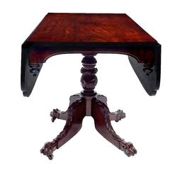 Pair of Federal Period Drop-Leaf Dining Tables at 1stdibs