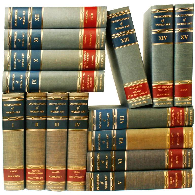 Encyclopedia of World Art, 15 Volume Set at 1stDibs