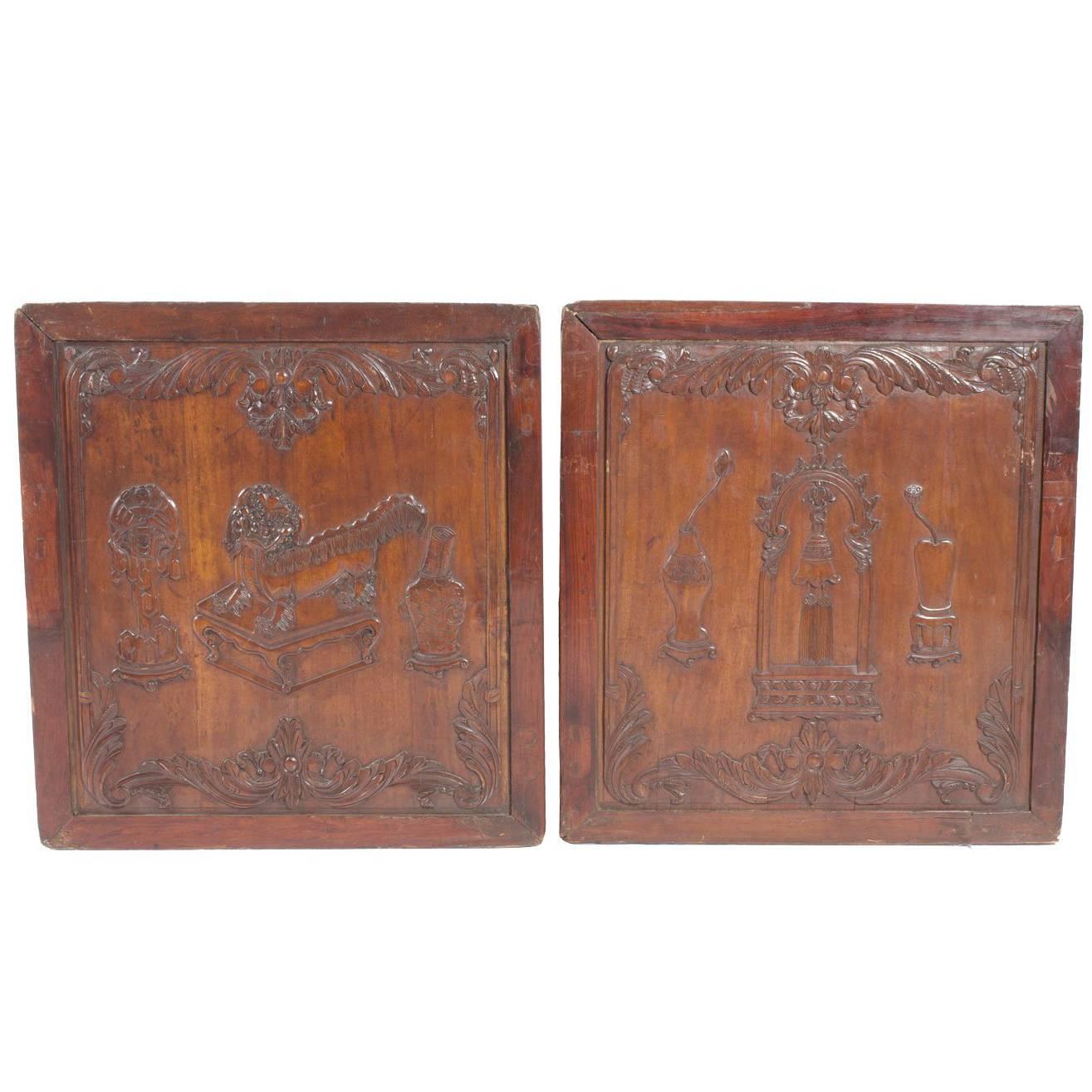 Oriental Rosewood Panels For Sale at 1stDibs