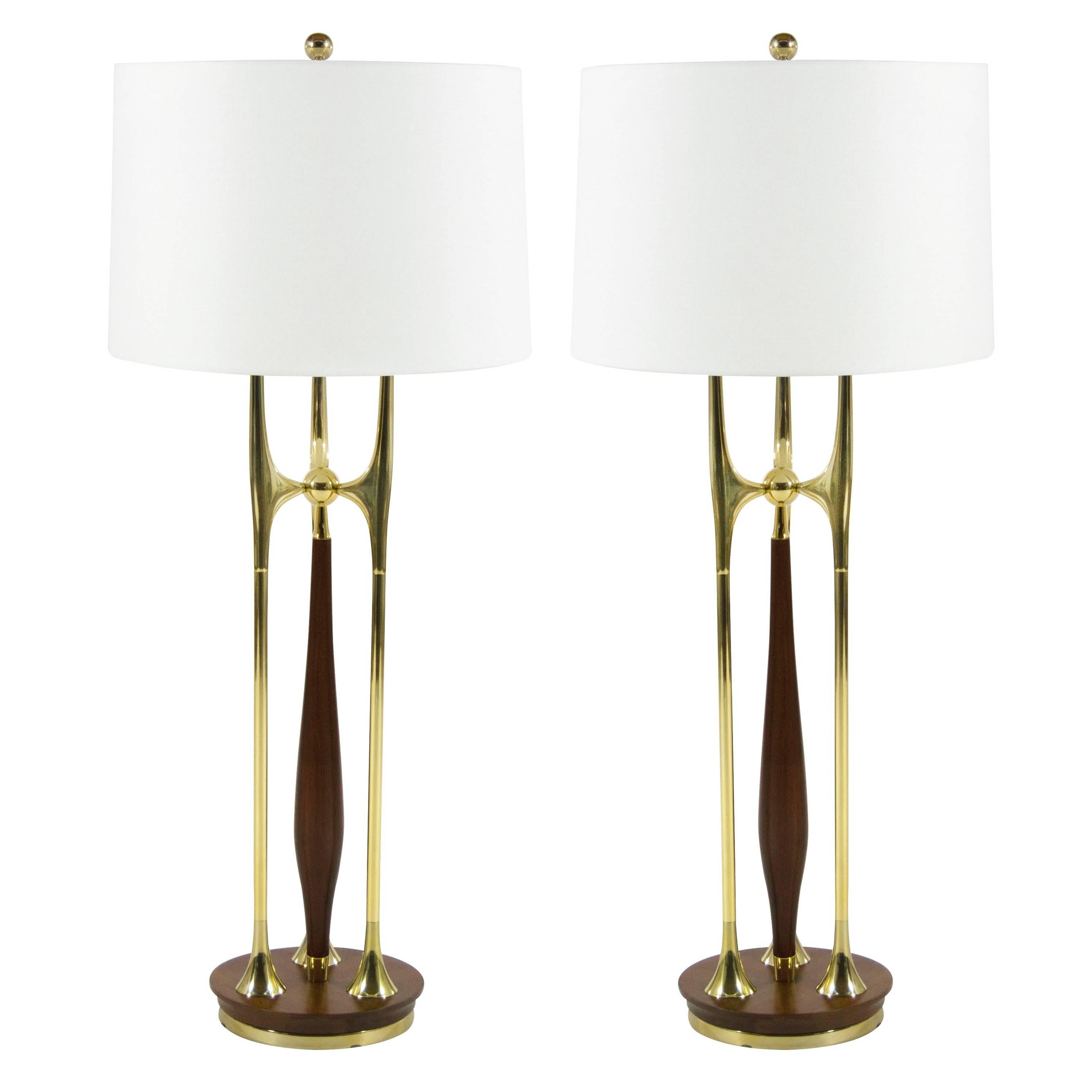 Large-Scale Sputnik Table Lamps by Laurel at 1stDibs