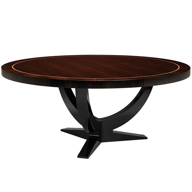 Soprano Dinning Table in Smoked Eucalyptus For Sale at 1stDibs