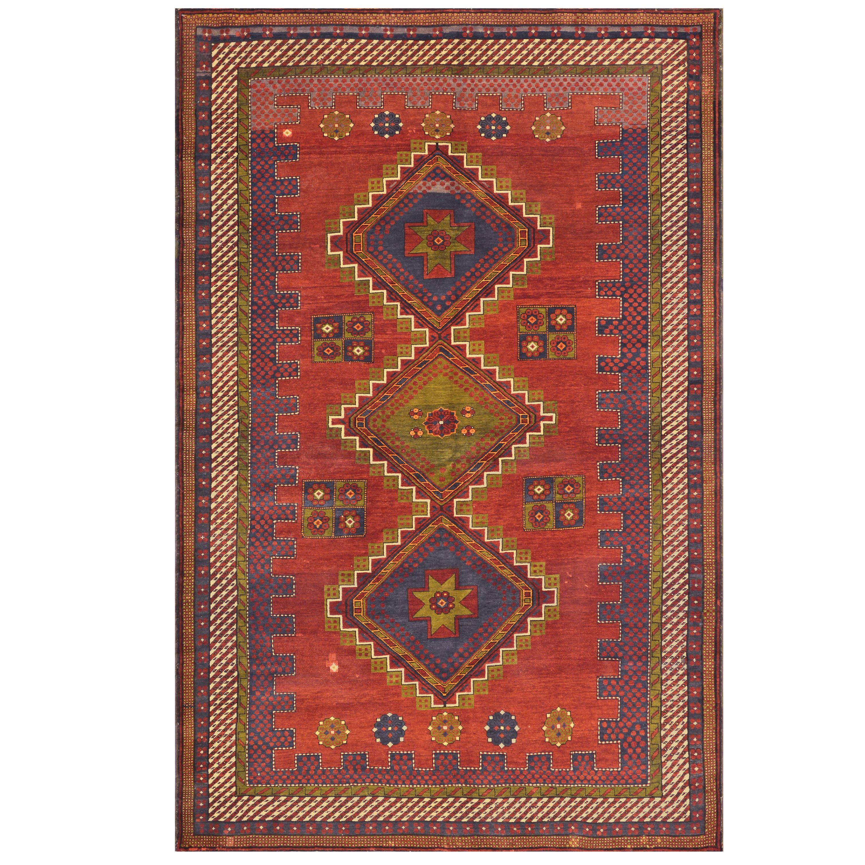 863 - Antique Kilim Rug from the Caucasus from the 19th Century For ...