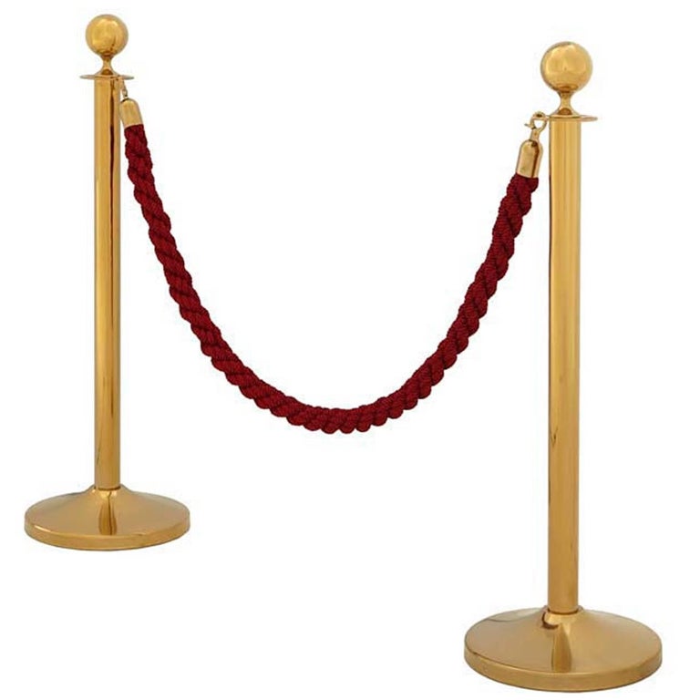 VIP Post in Gold Finish or Polished Stainless Steel For Sale at 1stDibs ...
