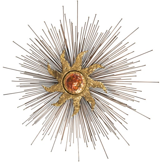 Tropical Fish in Aquarium, Metal Wall Sculpture, Signed C. Jere at 1stDibs