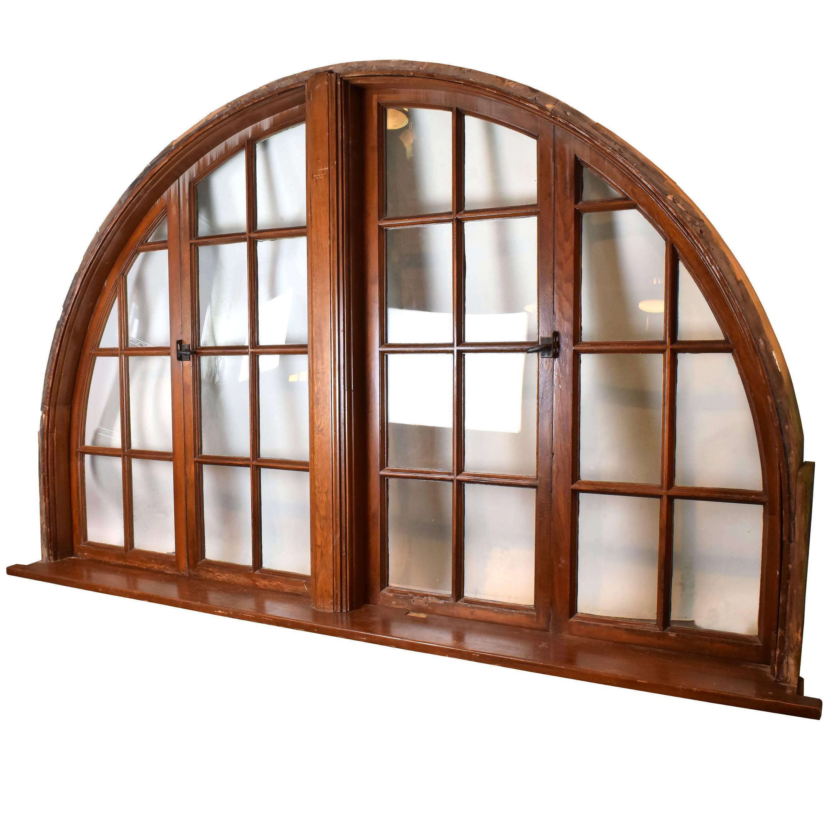 Large Arched Window, circa 1920 at 1stDibs | arched windows for sale ...